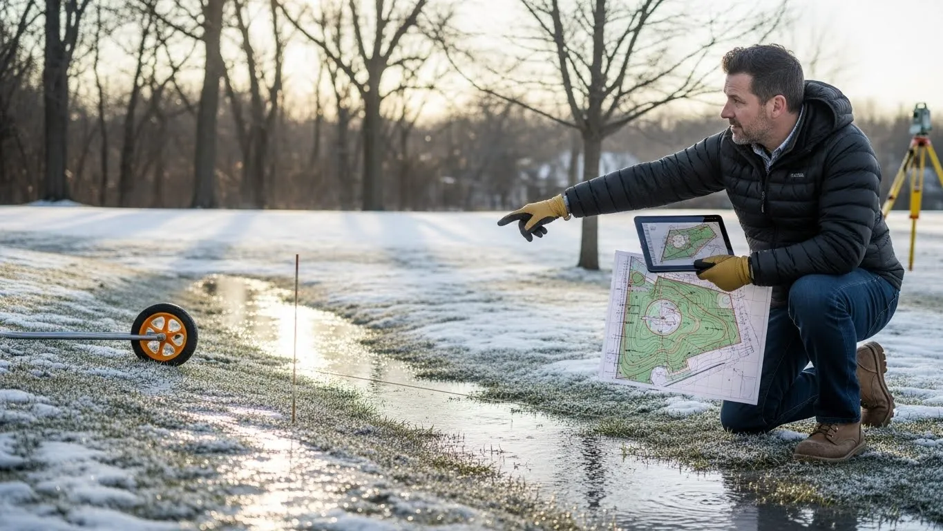 Winter Drainage Planning Before Spring Rains | Let Us Do It Landscaping